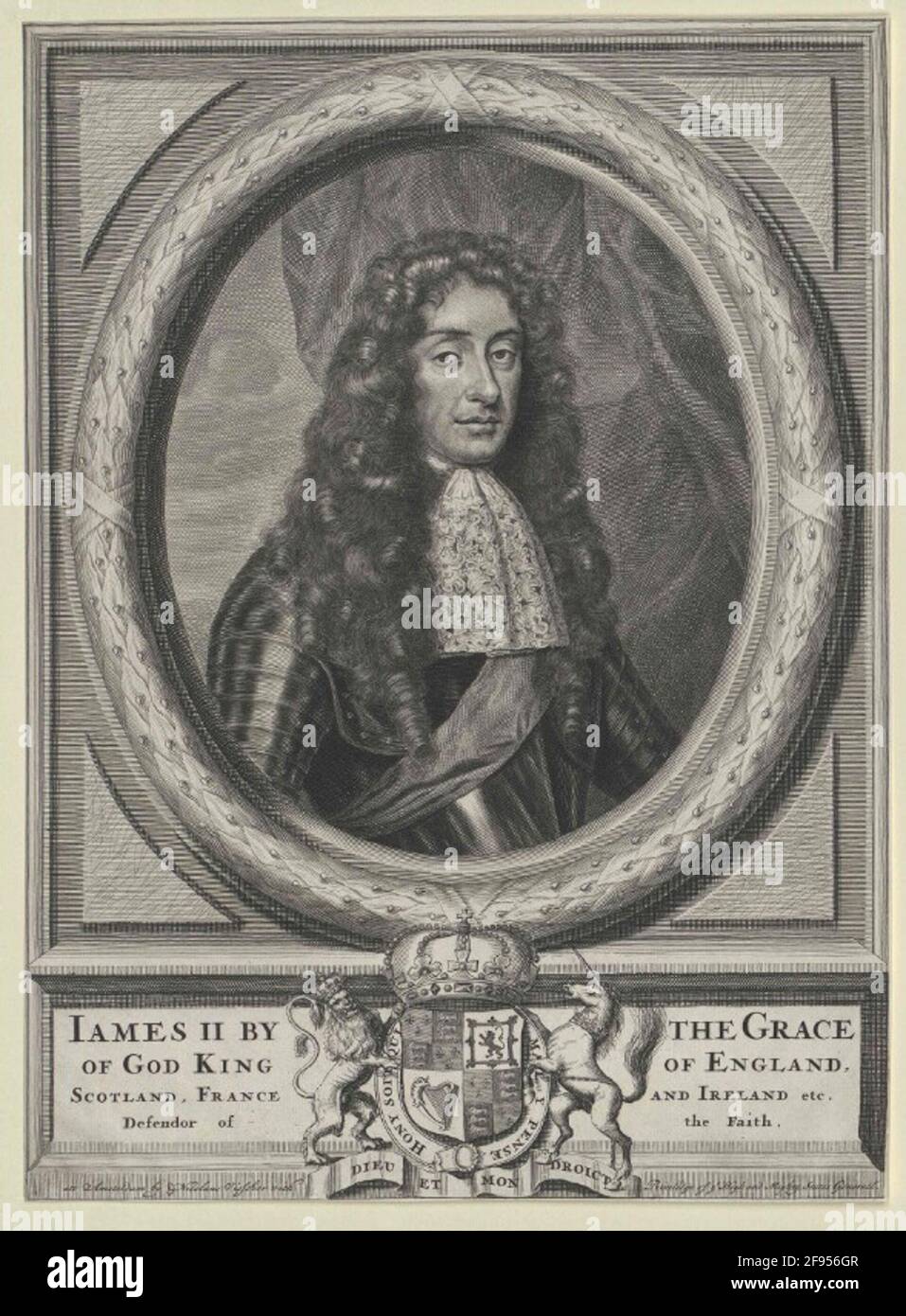 Jacob II. King of England Stock Photo - Alamy