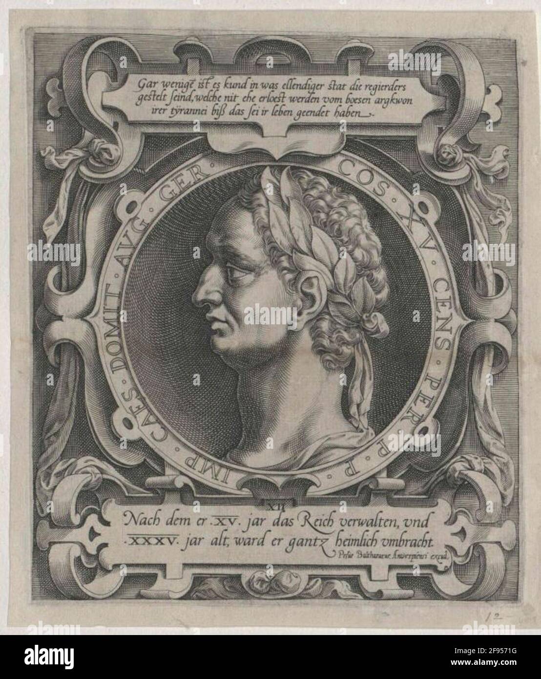 Domitian, Roman emperor Stock Photo - Alamy