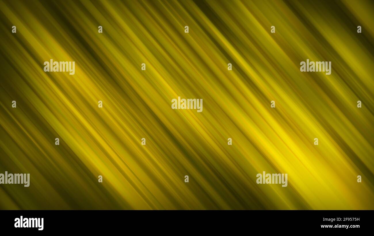 Twisted vibrant iridescent blurred gradient of dark yellow colors with ...