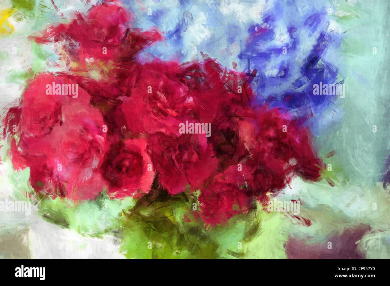 Painting roses hi-res stock photography and images - Alamy