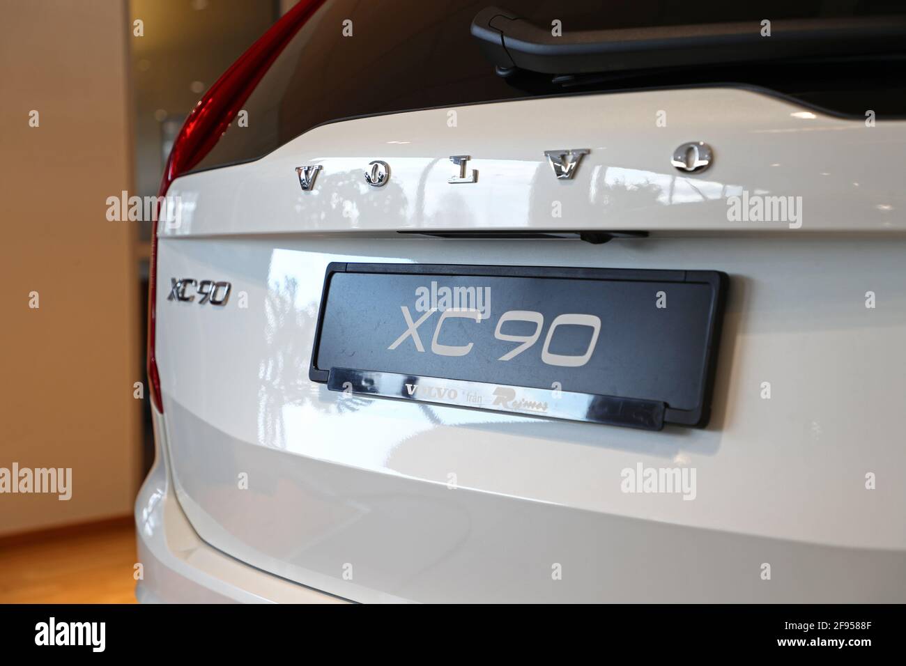Volvo XC 90 at Volvo car shop Stock Photo - Alamy
