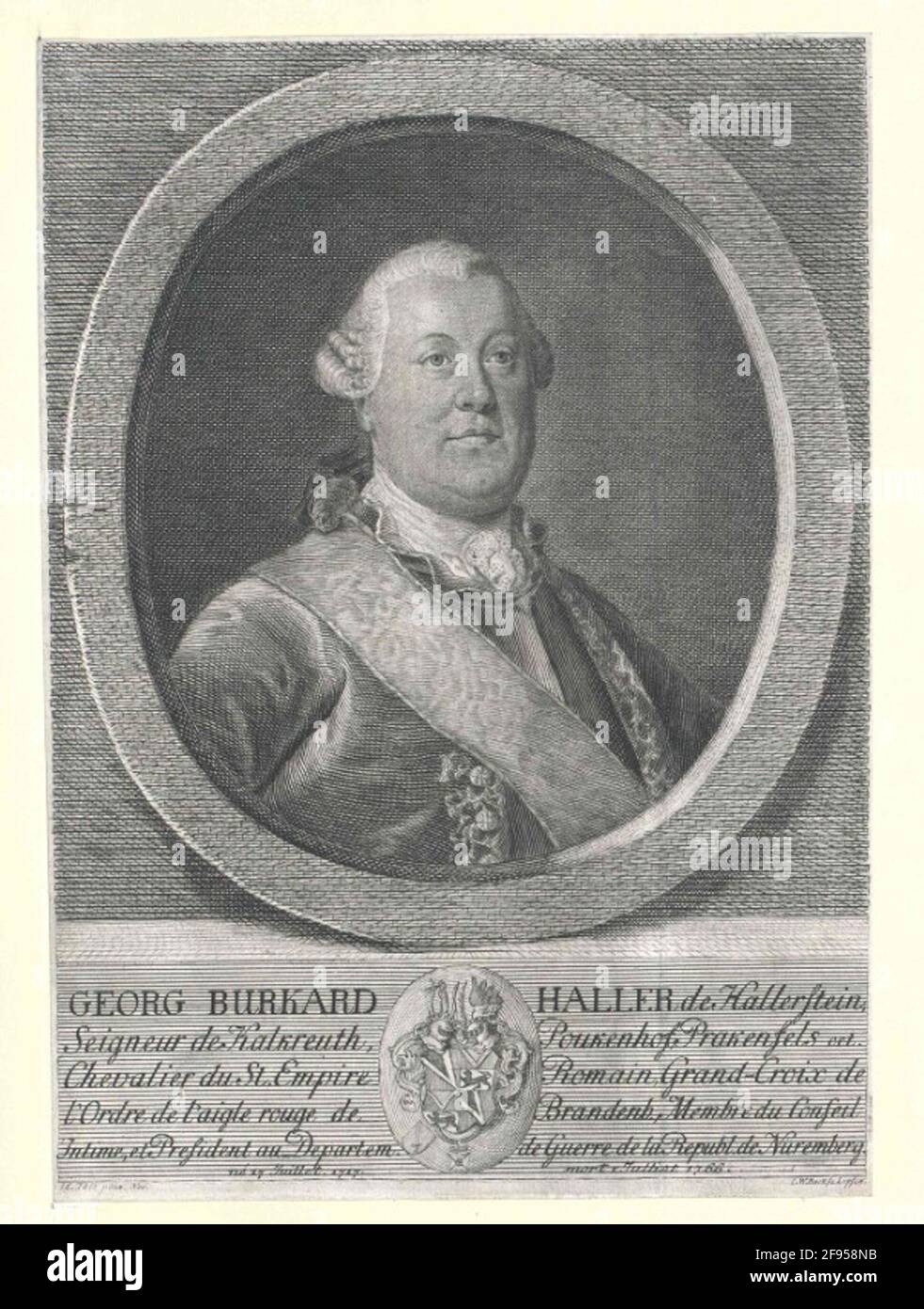 Haller by Hallerstein, Georg Burkhard Freiherr Stock Photo - Alamy