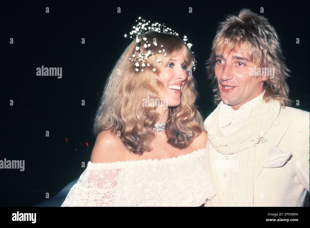 Alana Hamilton and Rod Stewart attend Rod Stewart-Alana Hamilton ...