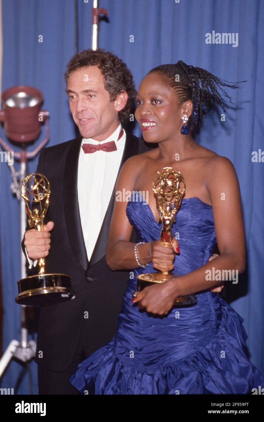 Bruce Weitz And Alfre Woodard at the 36th Primetime Emmy Awards on ...