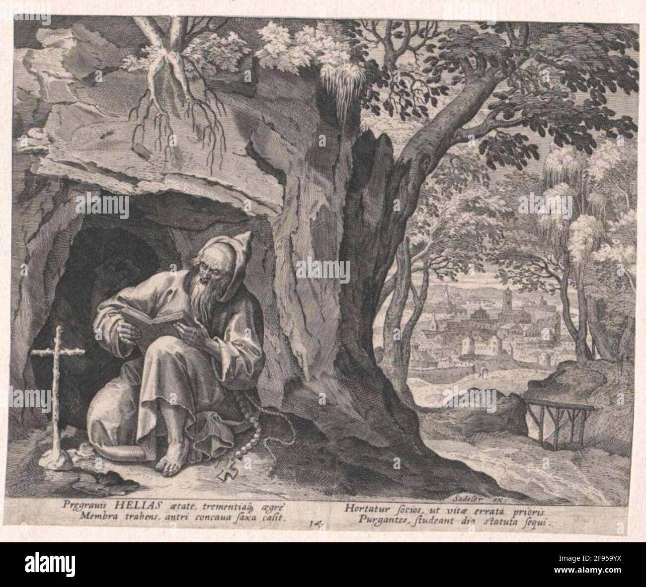 Elias of Egypt, holy Stock Photo - Alamy