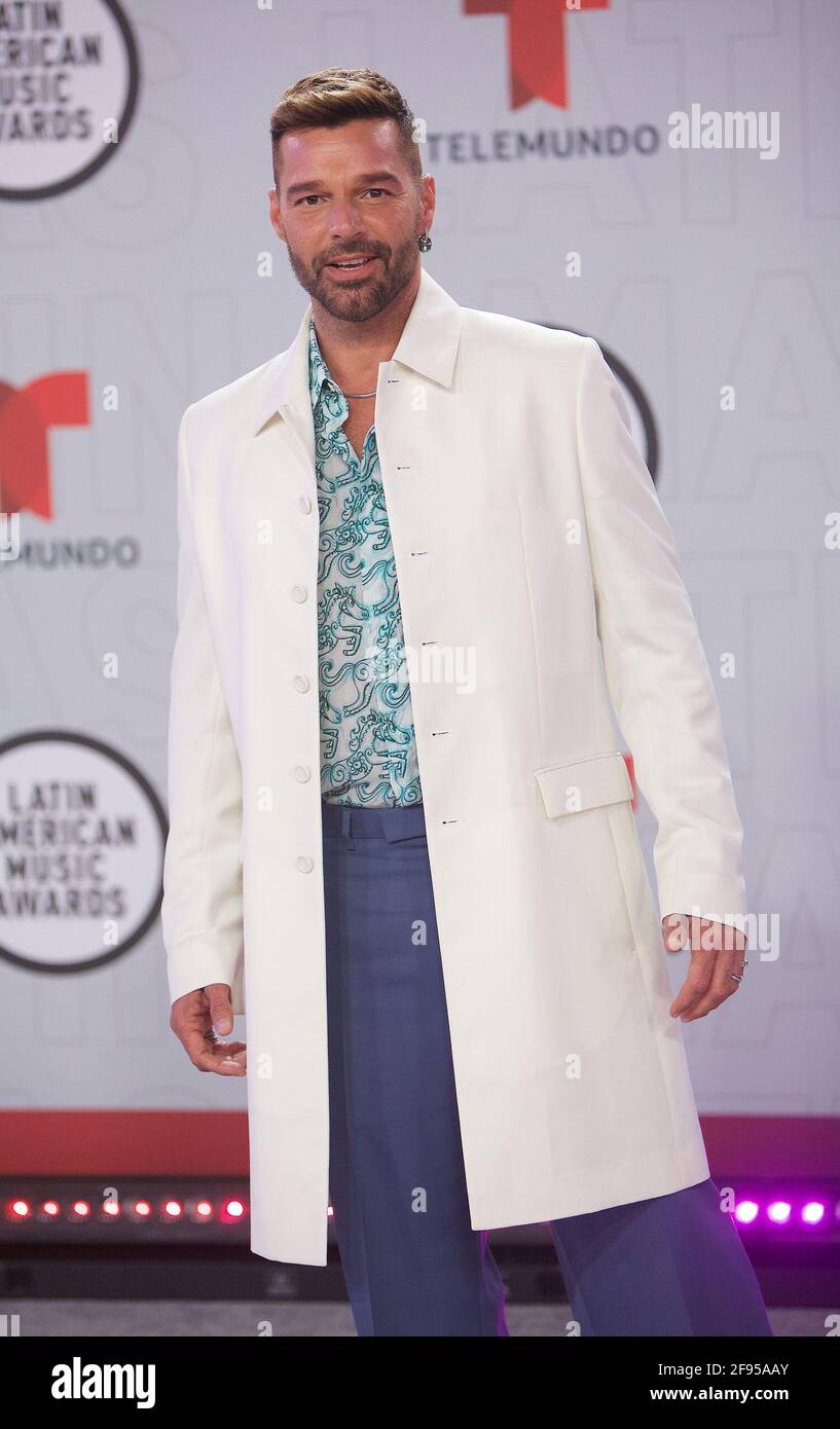 21 LATIN AMERICAN MUSIC AWARDS -- "Red Carpet" -- Pictured: Ricky ...