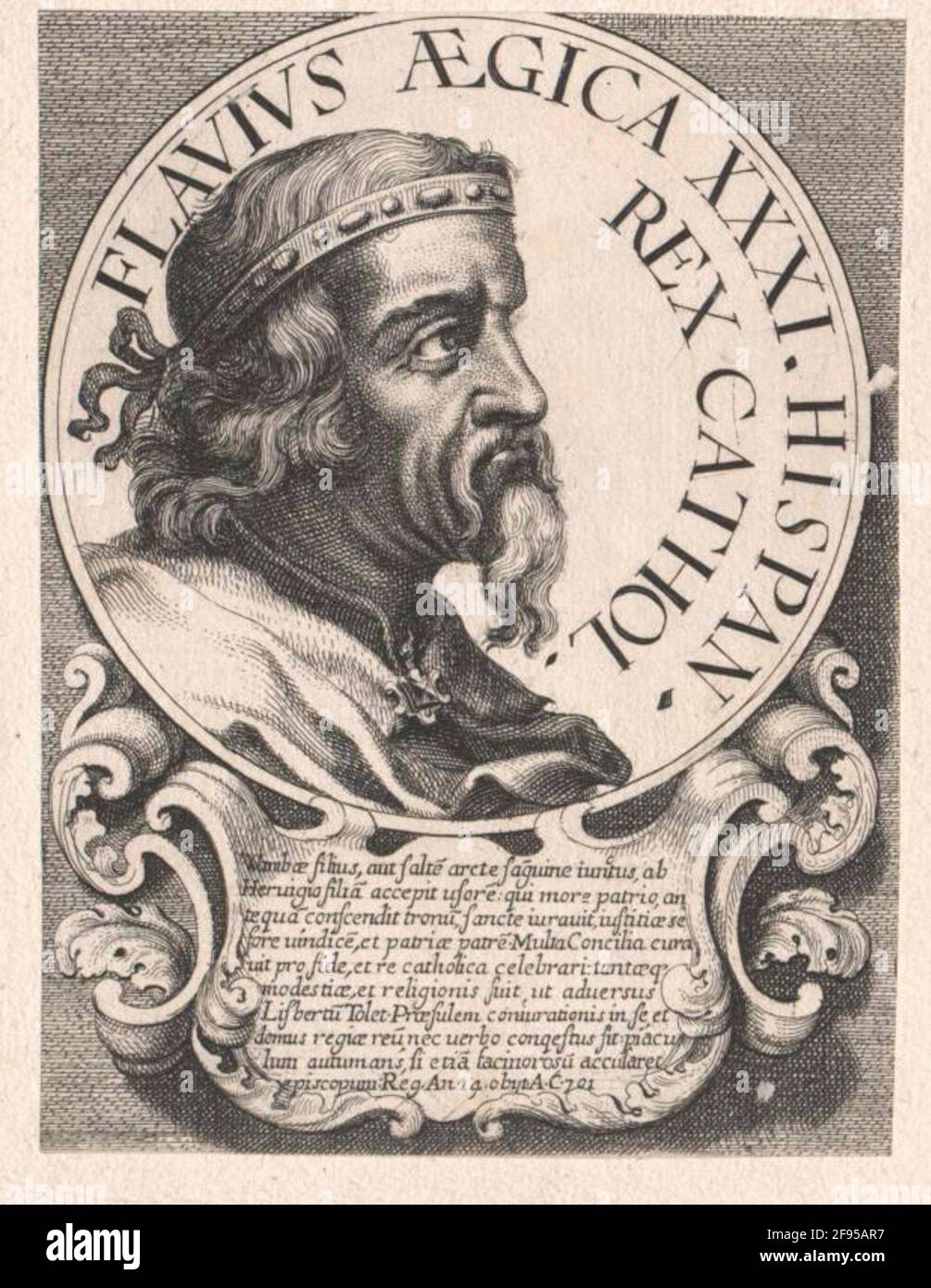 Egica, King of the Westgoten Stock Photo - Alamy