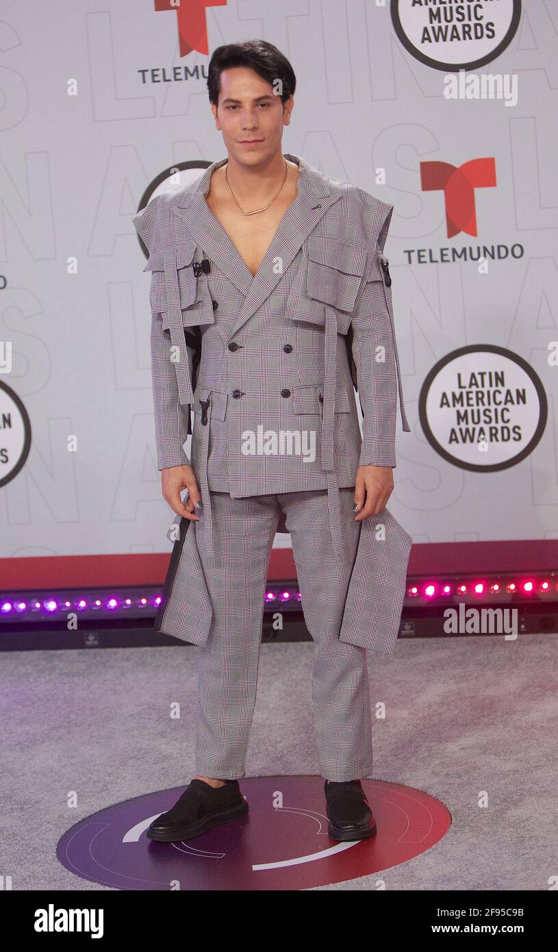 21 LATIN AMERICAN MUSIC AWARDS -- "Red Carpet" -- Pictured: Chistian ...