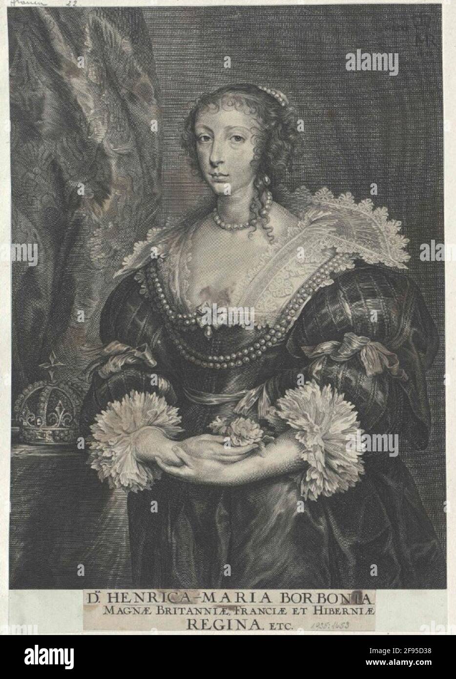 Henriette Maria, Princess of France Stock Photo - Alamy