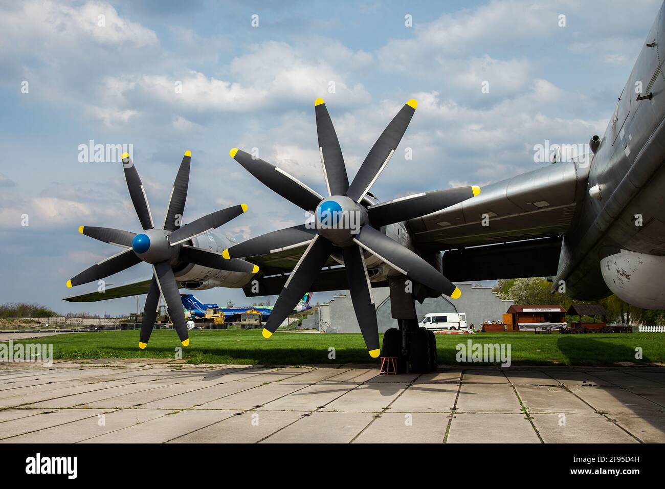 propeller and air intake against skypropeller and air intake against ...