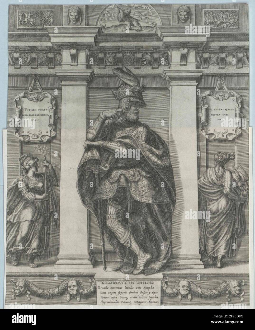 Childebert I, King of Franconia Stock Photo - Alamy