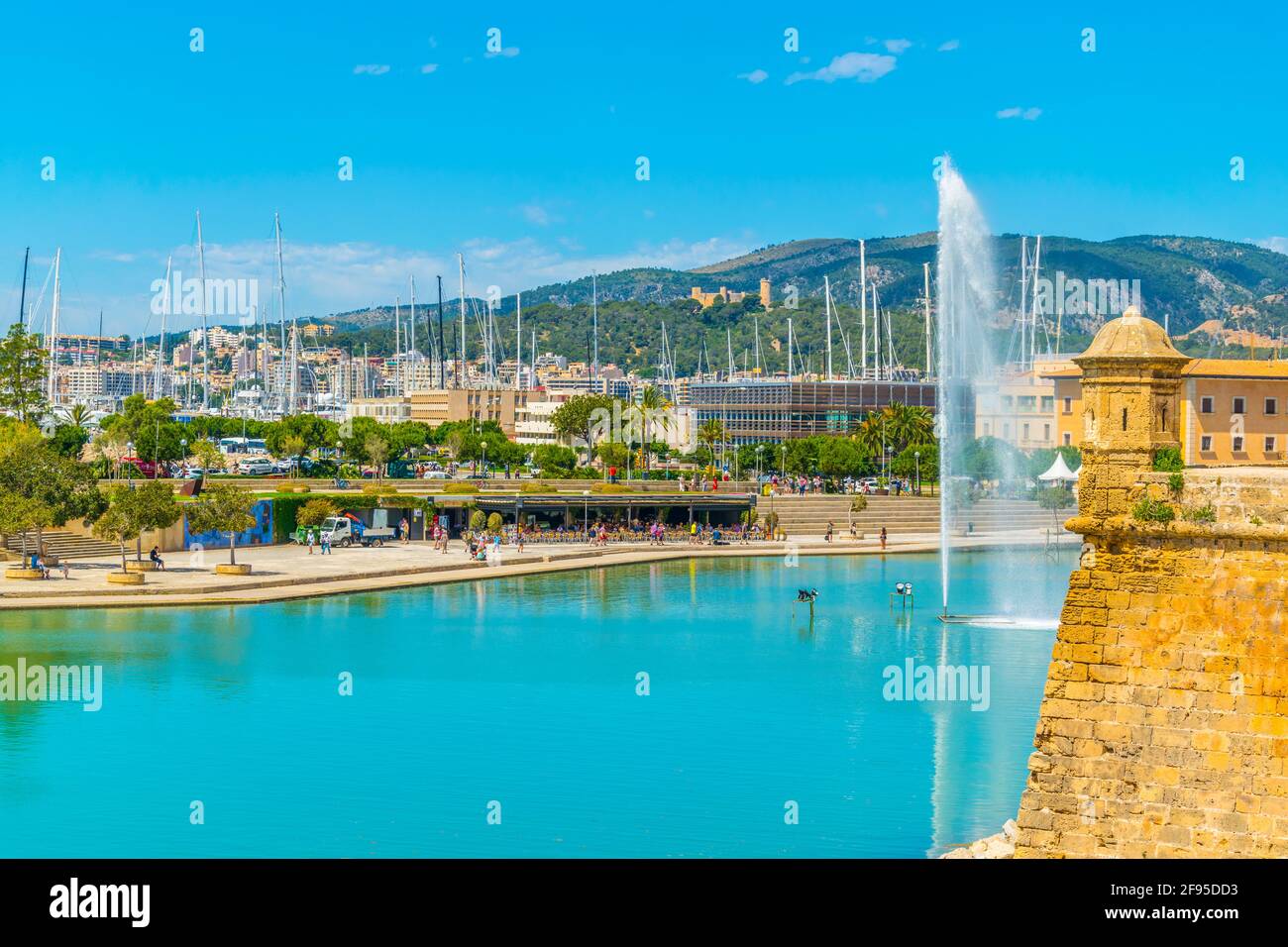 Parc de la Mar at Palma de Mallorca, Spain Stock Photo - Alamy