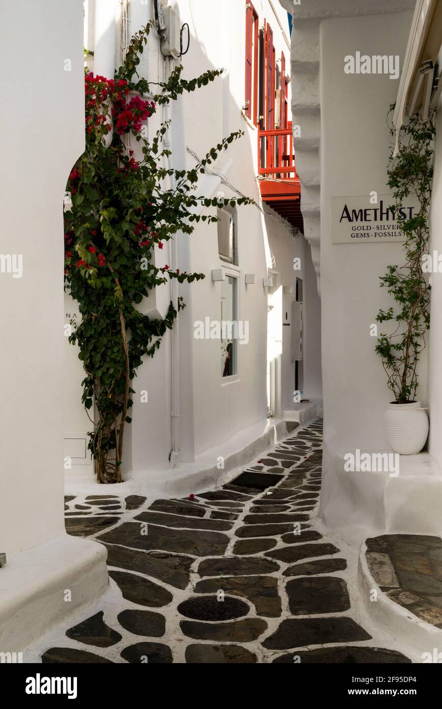 Mykonos is a wonder of narrow stone walkways, Cycladic architecture and ...