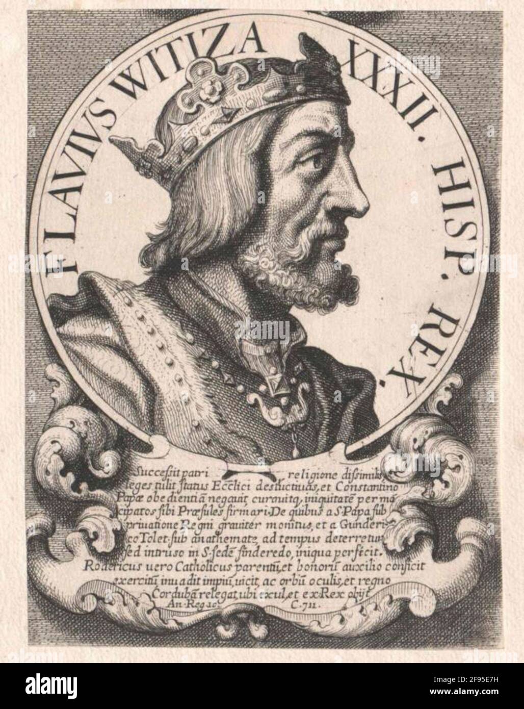 Witiza, King of the Westgoten Stock Photo - Alamy