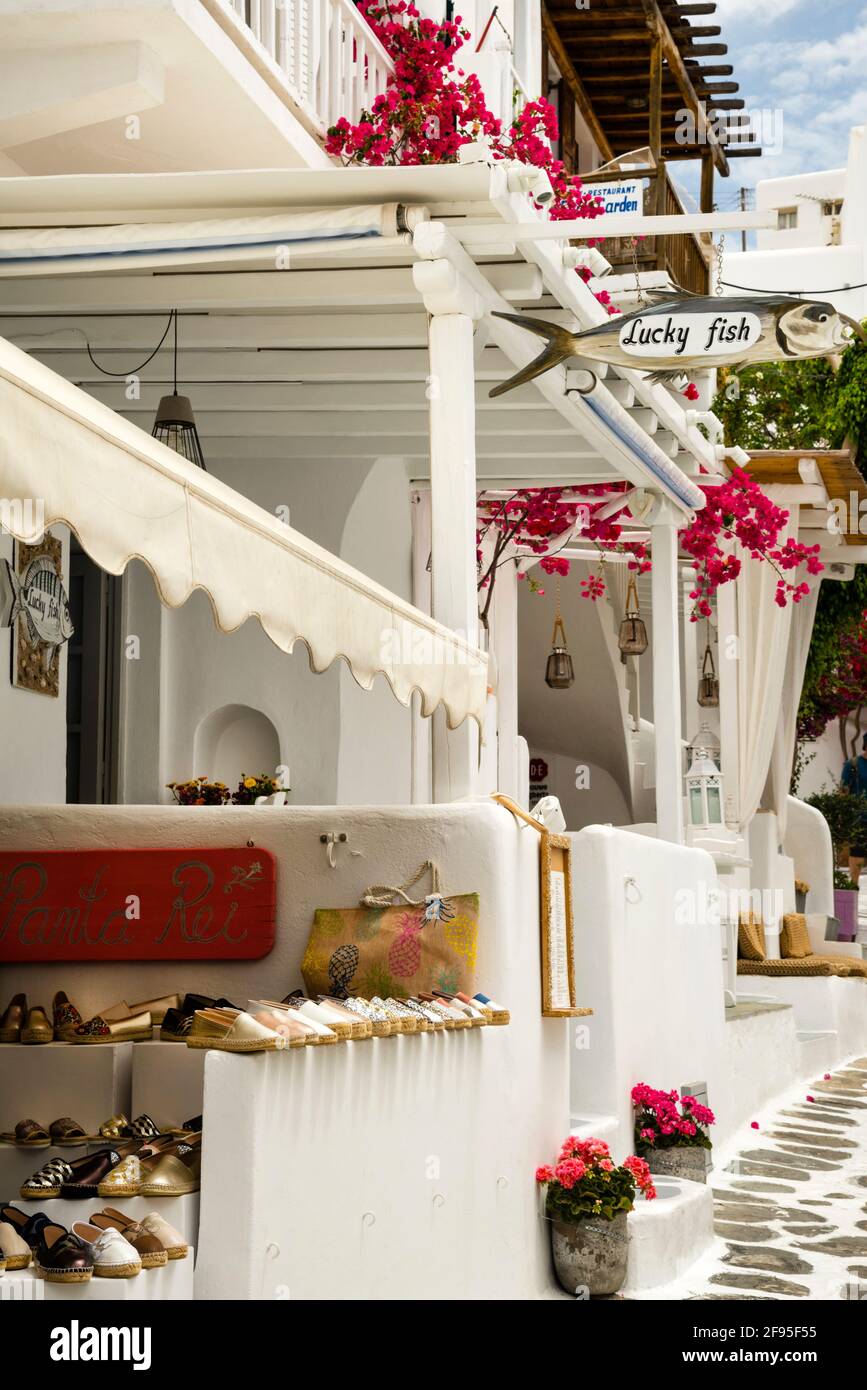 Mykonos Stone Walkways High Resolution Stock Photography and Images - Alamy