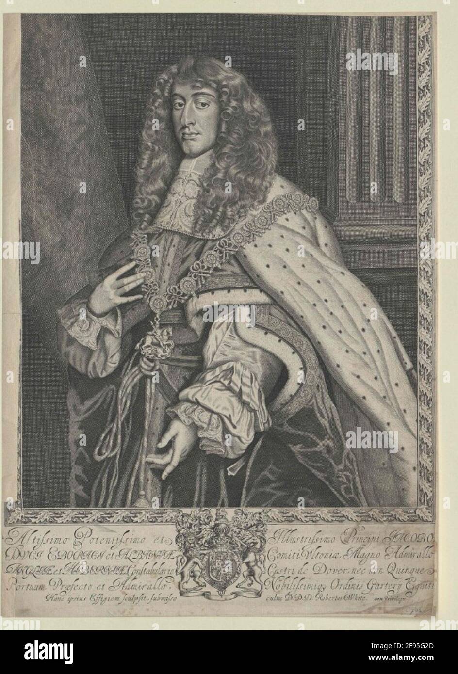 Jacob II. King of England Stock Photo - Alamy
