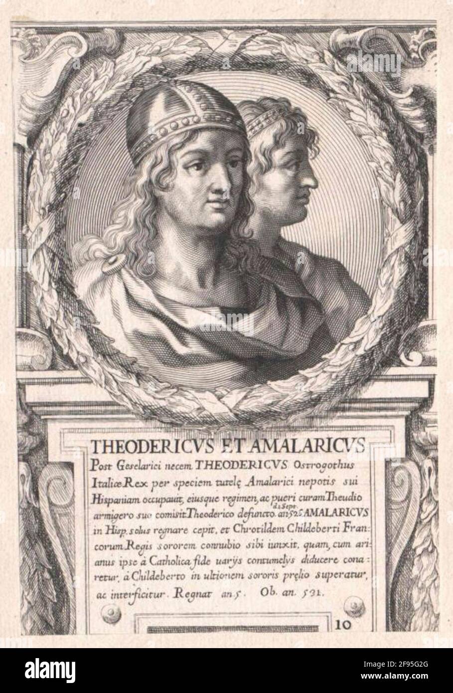 Amalrich, King of the Westgoten Stock Photo - Alamy