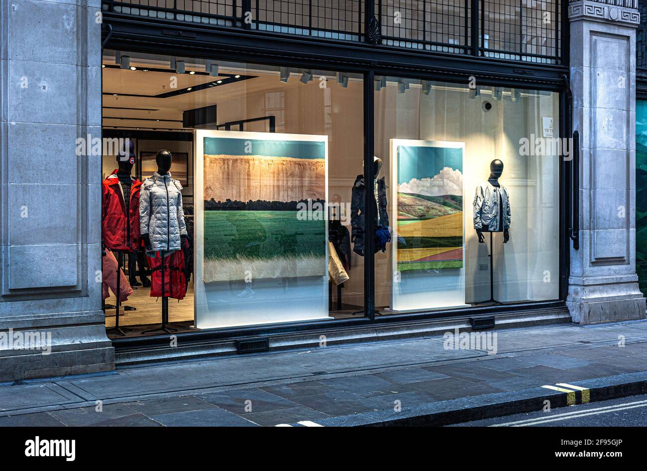 Fashion shop window exterior, London, England, UK Stock Photo - Alamy