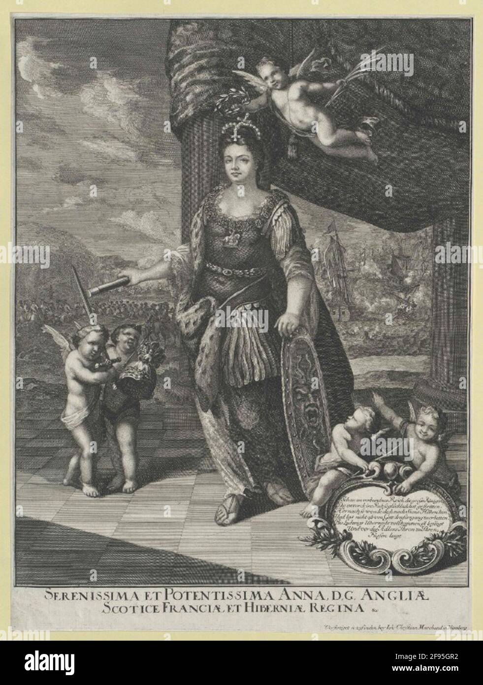 Anna, Queen of England Stock Photo - Alamy