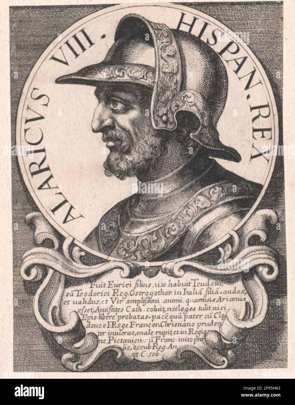 Alarich II, King of the Westgoten Stock Photo - Alamy