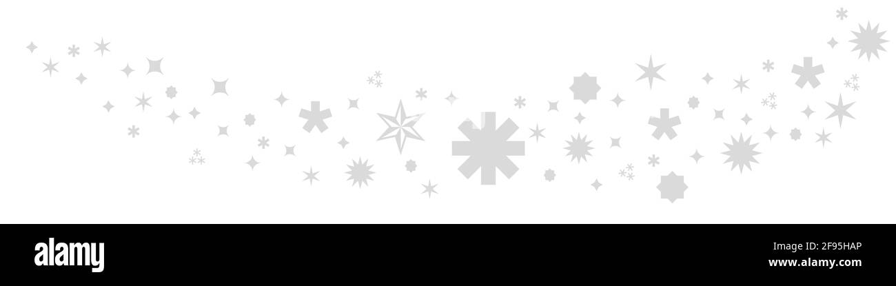 3d rendering of white snowflake flow Stock Photo - Alamy