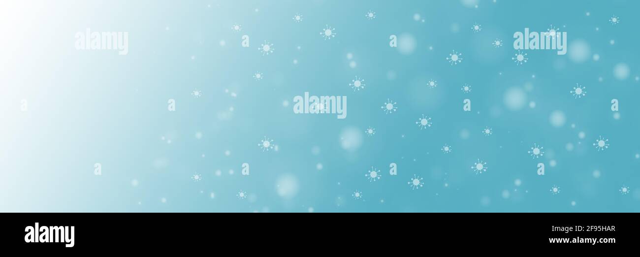3d rendering of light blue gradient background with beautiful bokeh ...