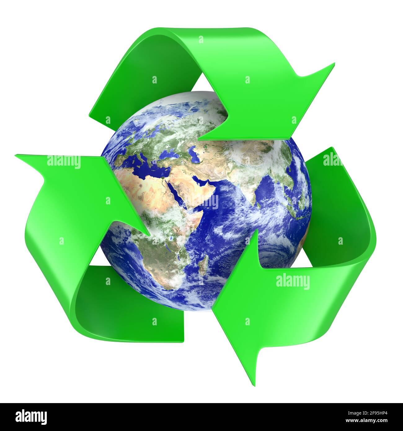 Recycle Logo With Earth