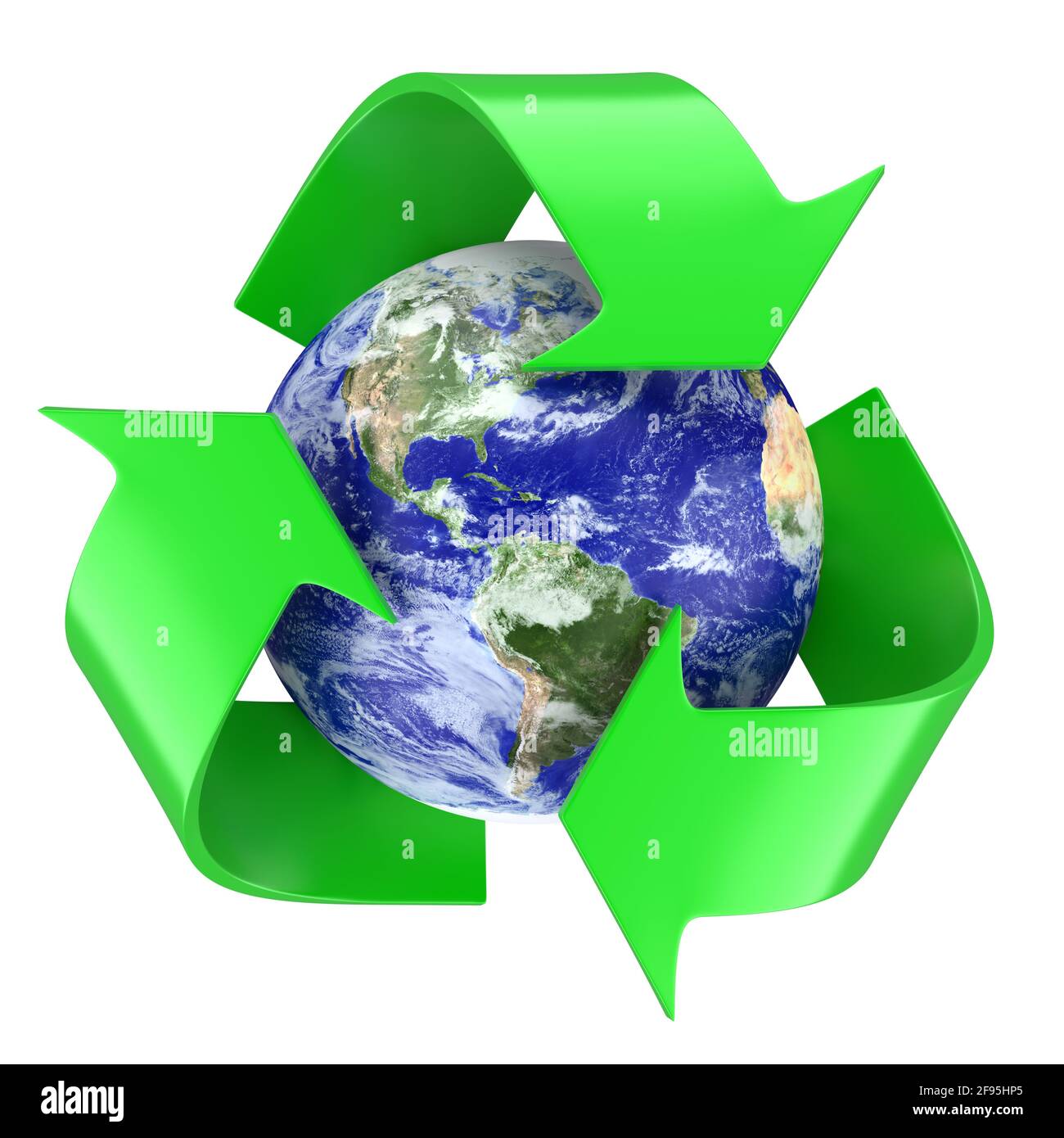 Recycling symbol around globe hi-res stock photography and images - Alamy