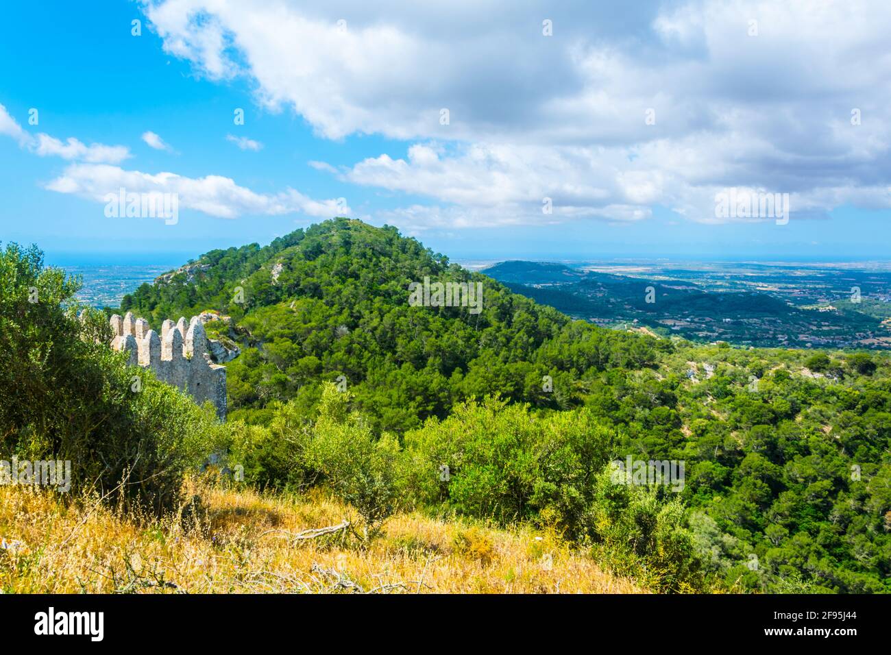 Aerial view of mainland of Mallorca, Spain Stock Photo - Alamy