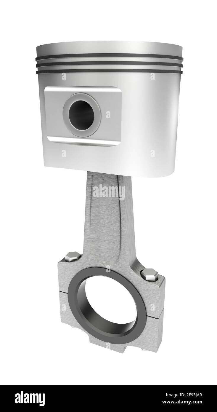 3d model of a crank mechanism piston of an internal combustion engine ...