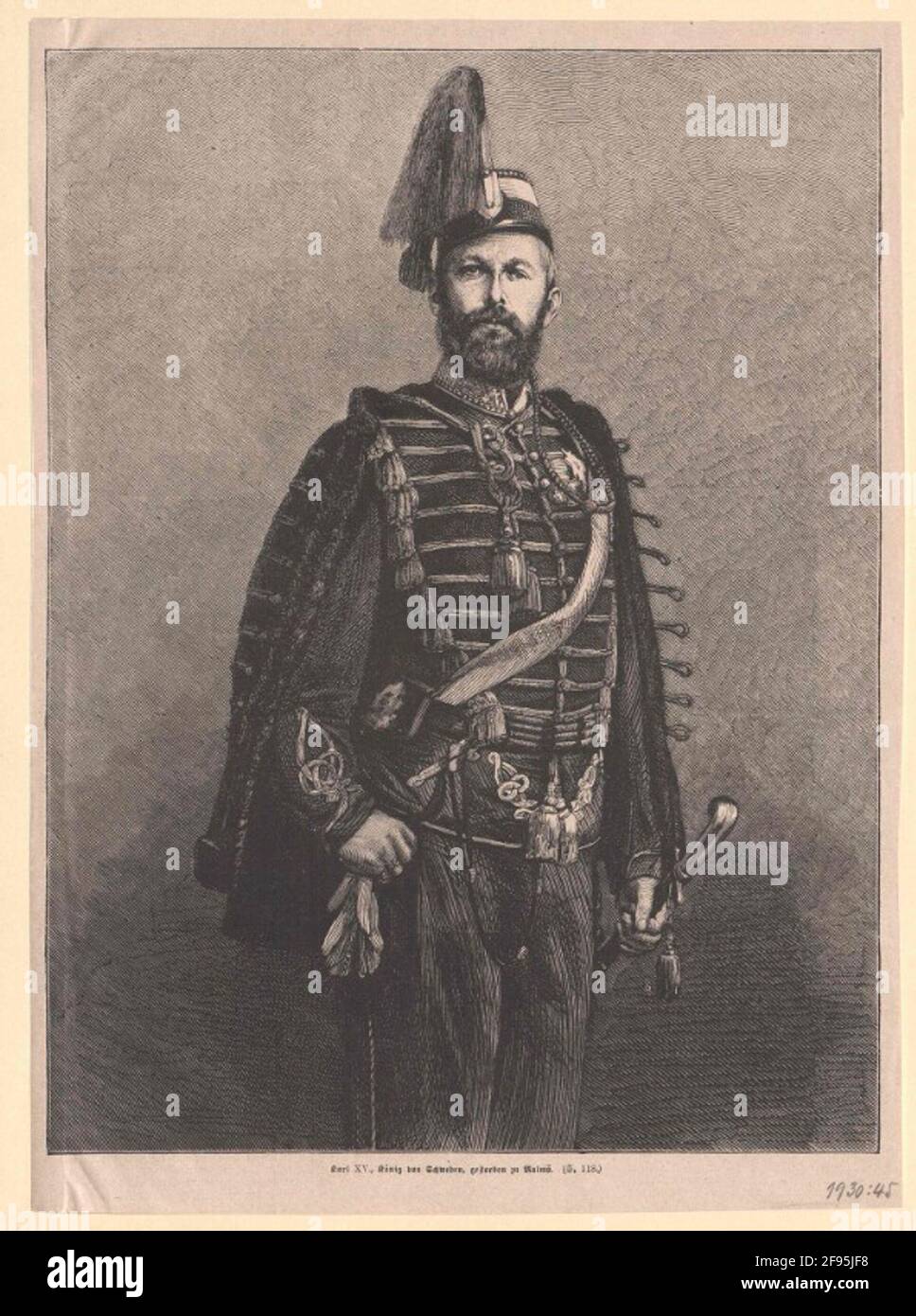 Karl XV., King of Sweden Stock Photo - Alamy