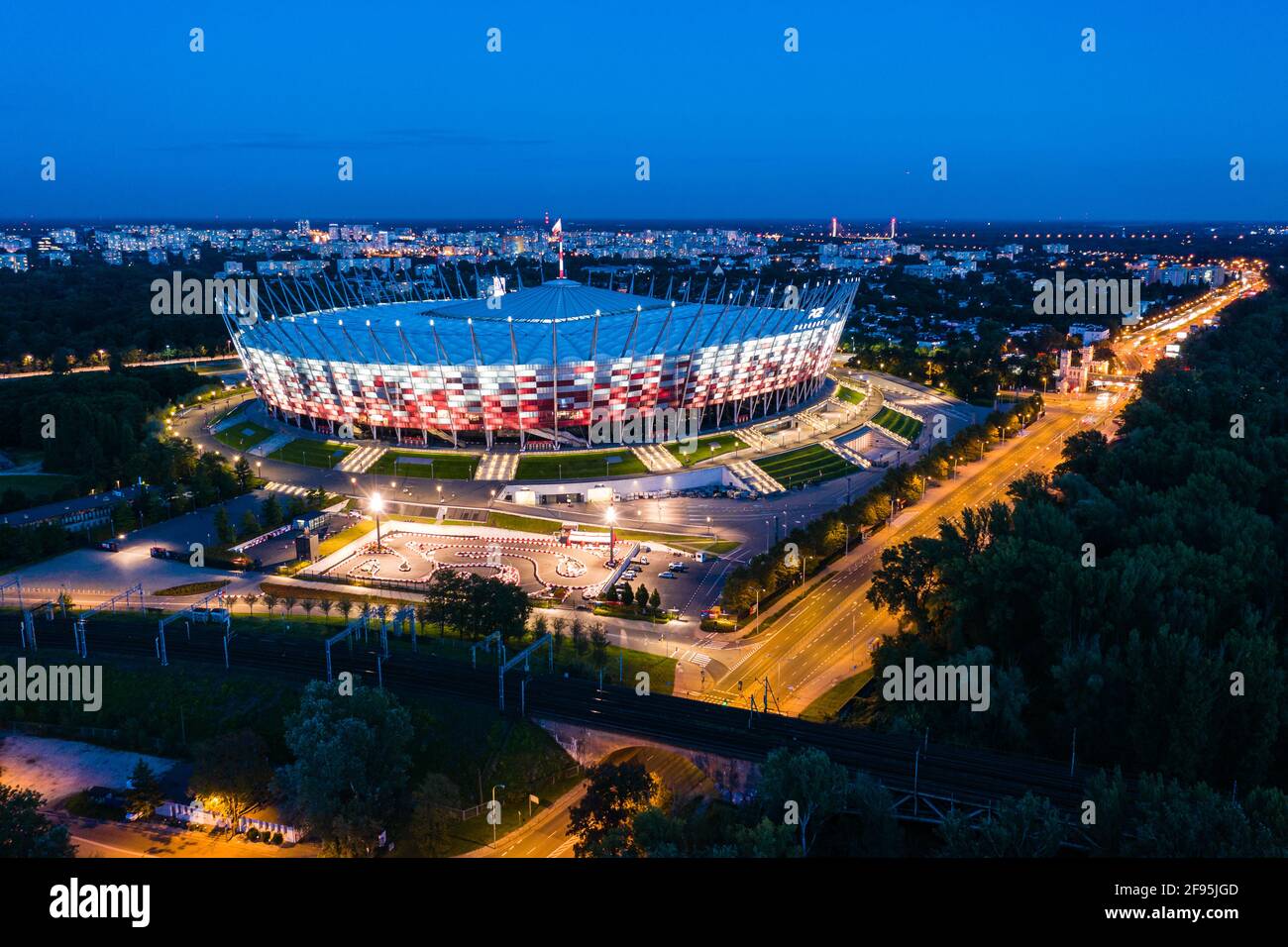 PGE Narodowy national stadium, Warsaw, Poland Stock Photo - Alamy