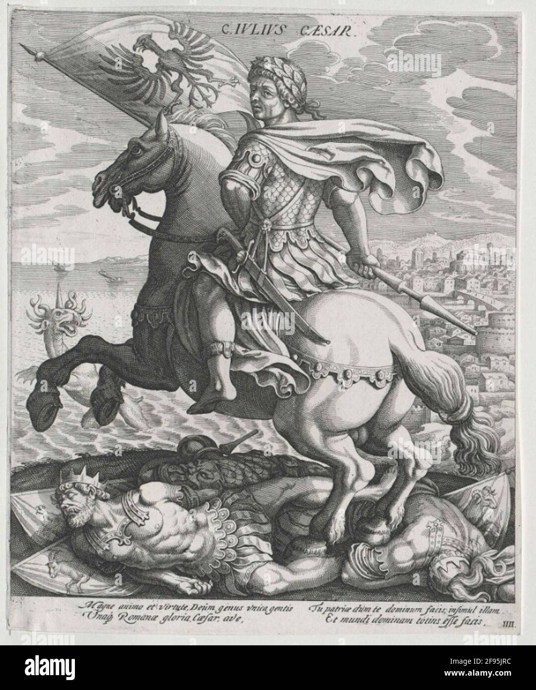 Caesar, Gaius Julius Stecher: Merian, Matthew (The Elder) Dating: 1610/ ...