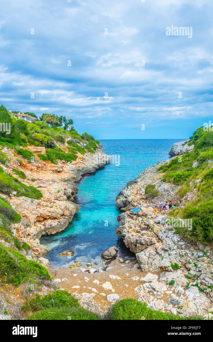 Cala Murta bay at Mallorca, Spain Stock Photo - Alamy