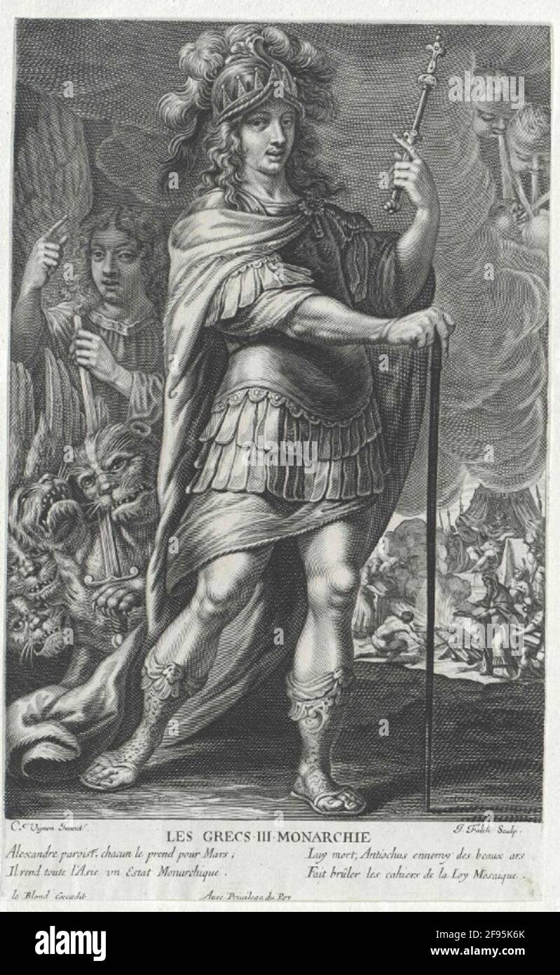 Alexander The Great, King of Macedonia Stecher: Falck, Jeremia Leger ...