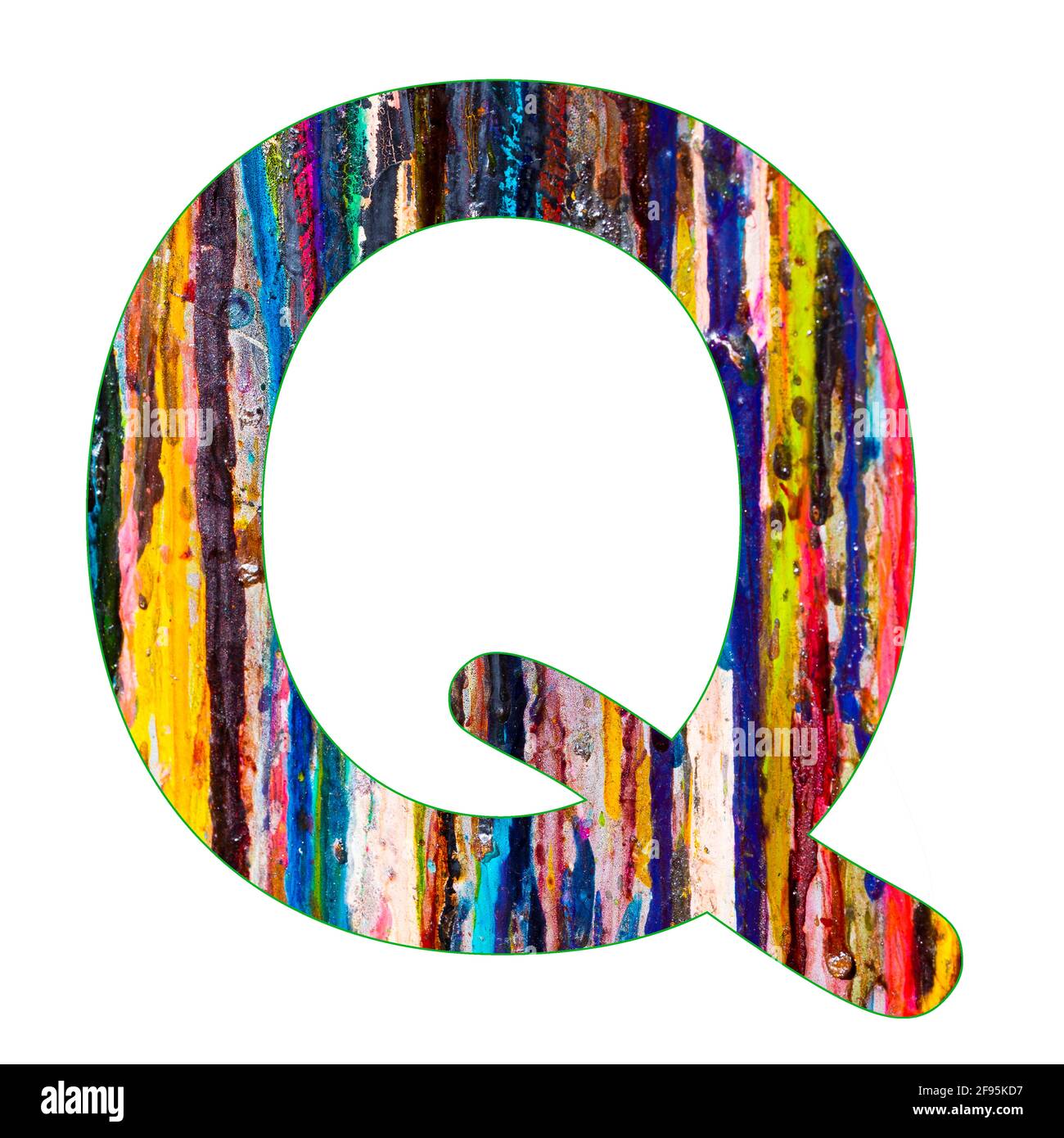 Alphabet letter Q on dripping paint background Stock Photo - Alamy