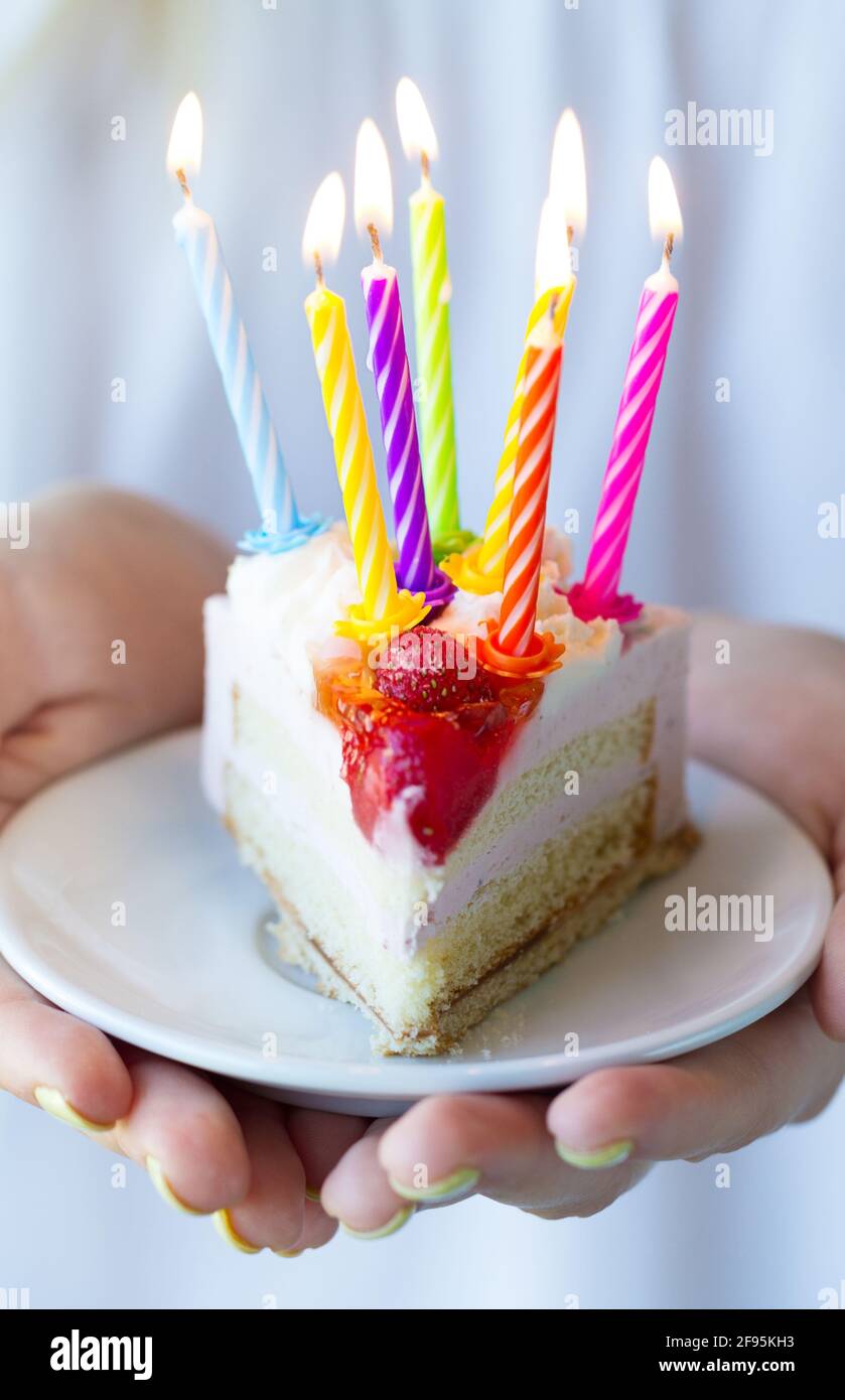 Cake many candles adult hi-res stock photography and images - Alamy