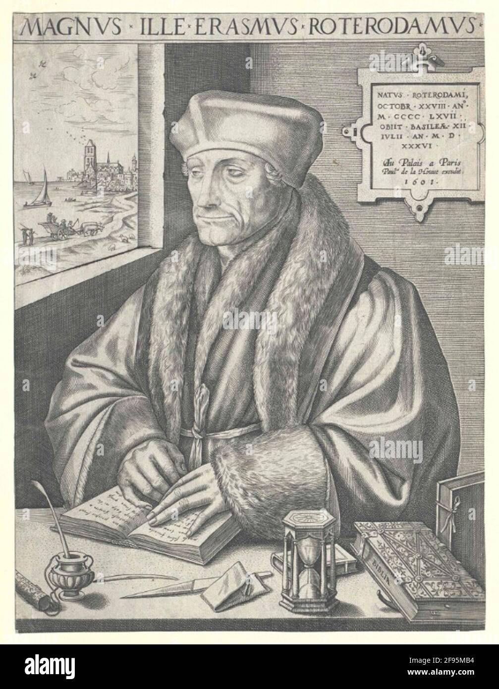 Erasmus of Rotterdam Stock Photo - Alamy