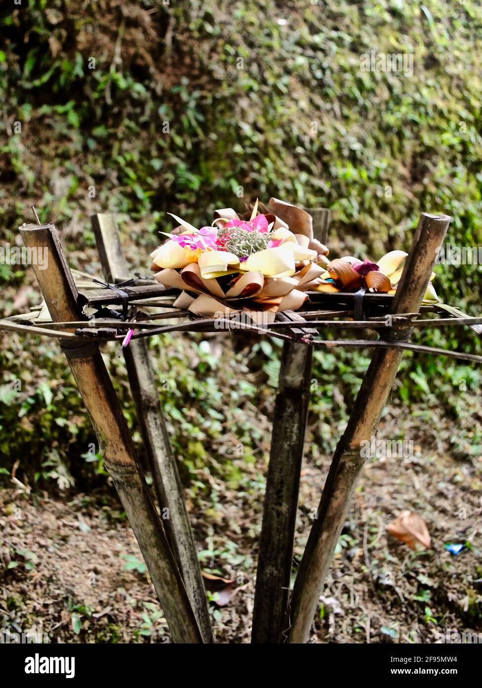 Canang sari is one of the daily offerings made by Balinese Hindus to ...