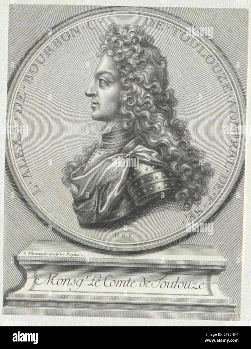 Bourbon, Count of Toulouse, Louis Alexandre de Stock Photo - Alamy