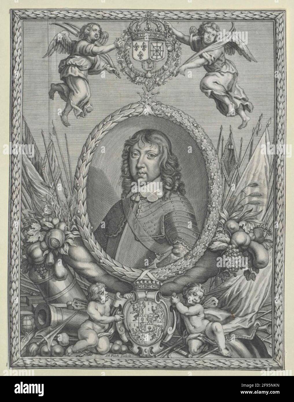 Ludwig Xiv., King of France Print of Sebastian Furck Stock Photo - Alamy