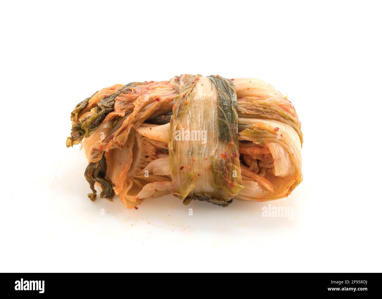 kimchi on white background - korean food Stock Photo - Alamy
