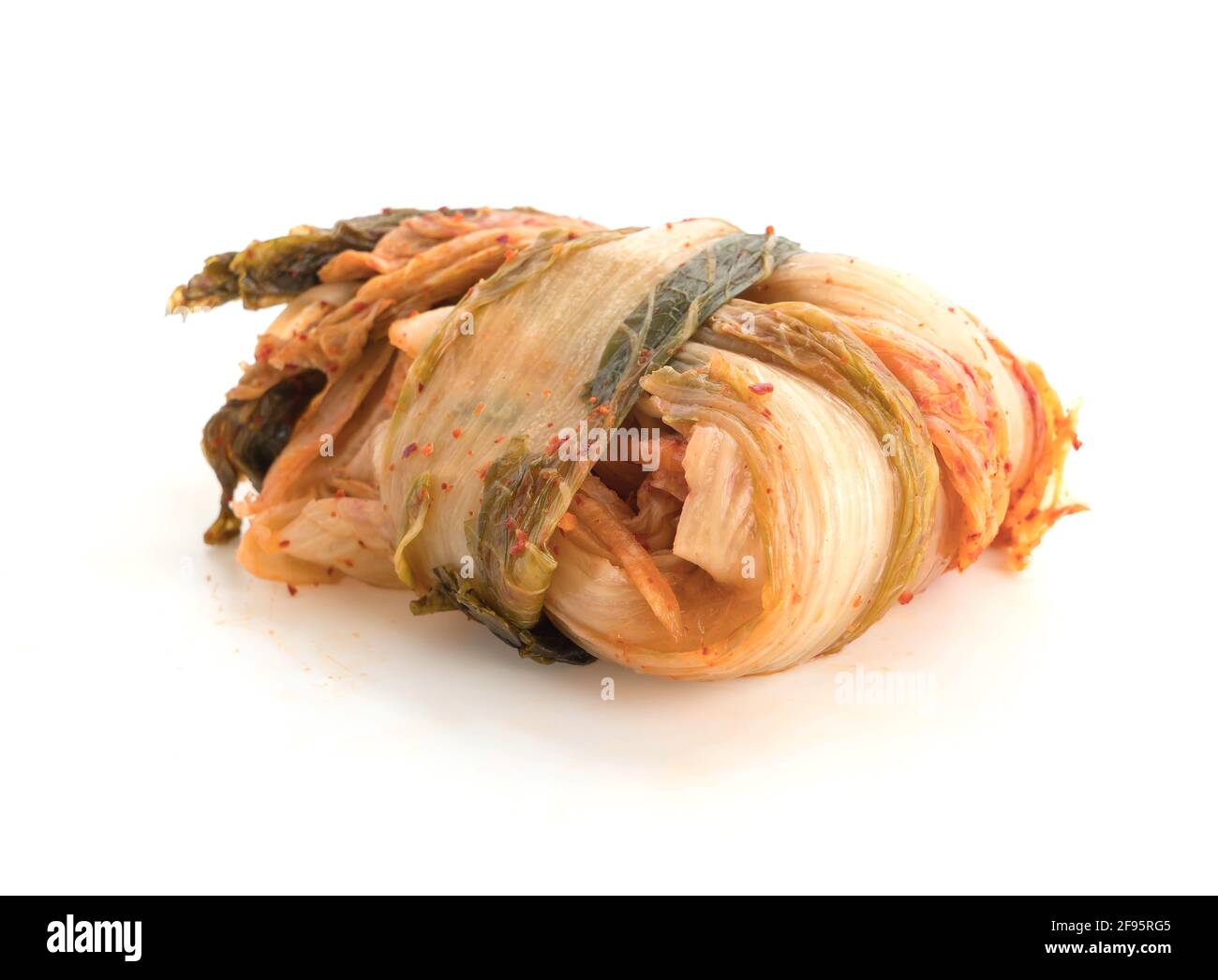 kimchi on white background - korean food Stock Photo - Alamy
