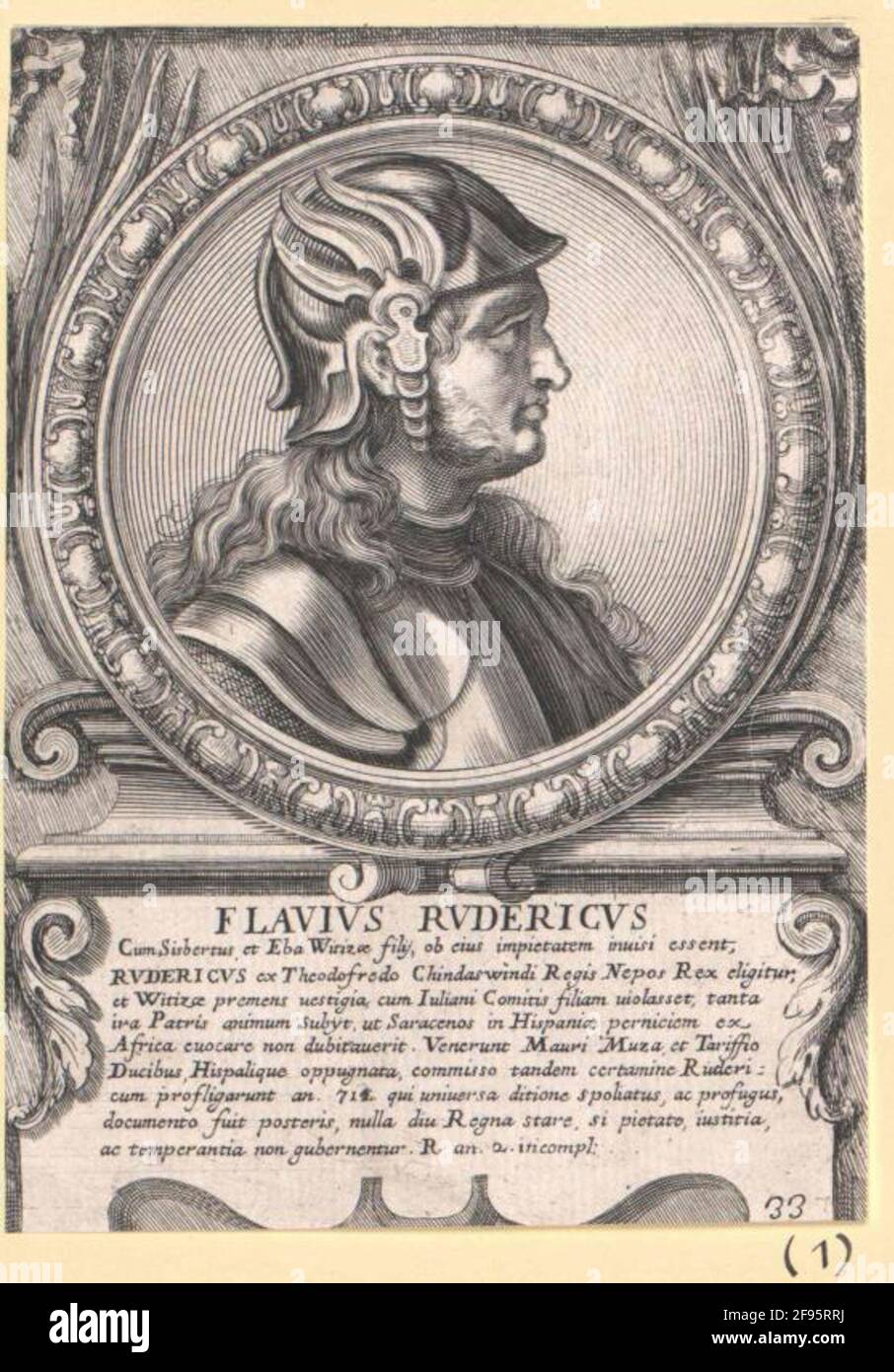 Roderich, King of the Westgoten Stock Photo - Alamy