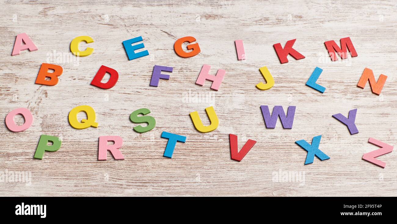 Big alphabet letters hi-res stock photography and images - Alamy