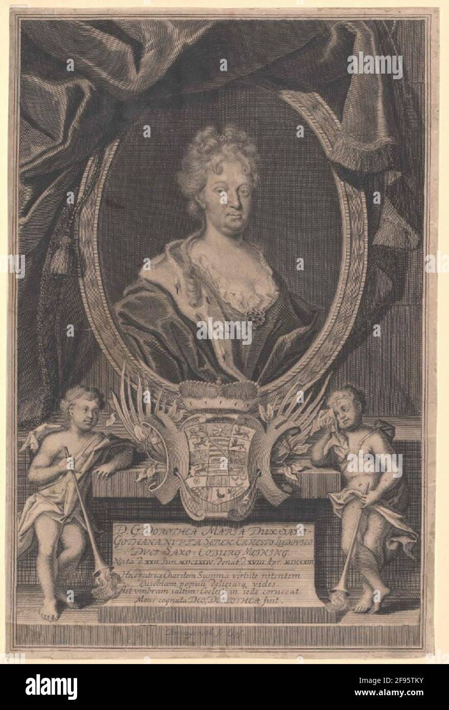 Dorothea Maria, Duchess of Saxony-Gotha Stock Photo - Alamy
