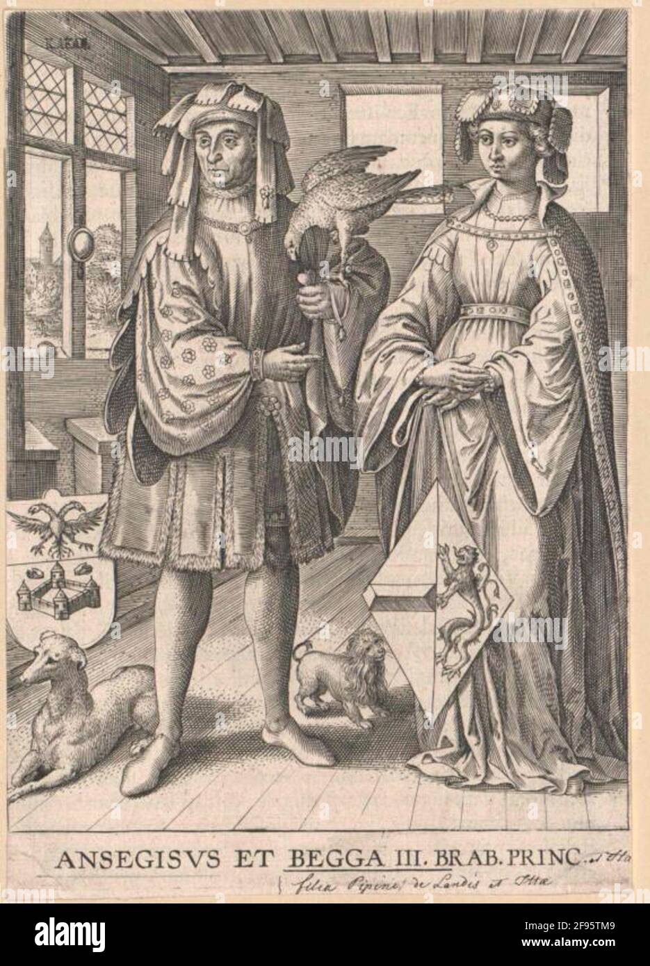 Ansegisel, fränkischer Domestikus Stock Photo - Alamy