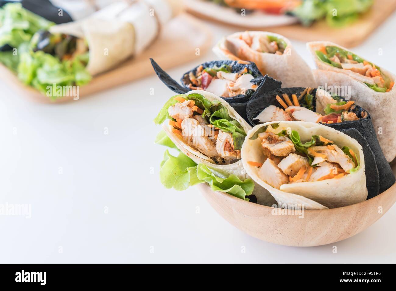Wrap and salad hi-res stock photography and images - Alamy