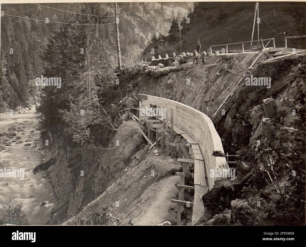 Road extension of the road Tarvis - RAIBL, recorded on 16.V.1916 Stock ...