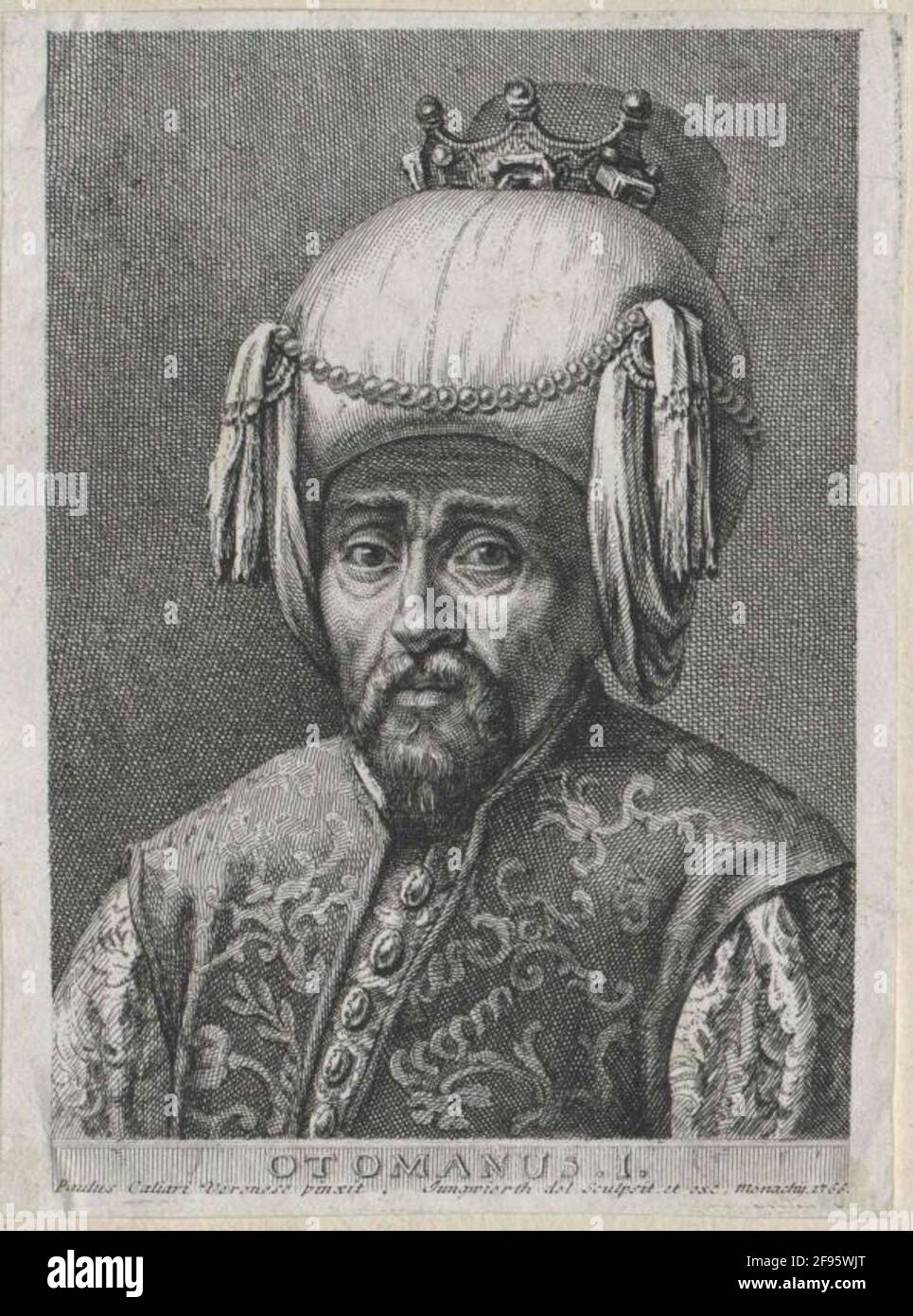 Osman I., Prince Draftsman: Junge, Franz Xaver Andreasradier: Junger ...